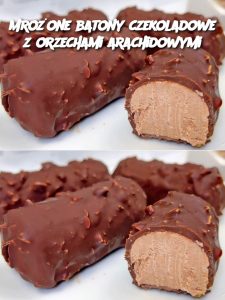 Mrożone batony czekoladowe z orzechami arachidowymi – Pyszne posiłki